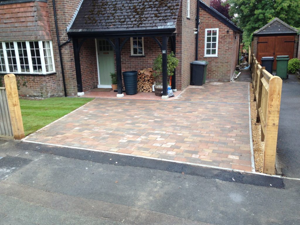 Patio and Tegula Block Paving - Winchester Landscapes
